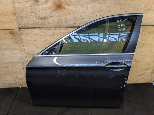 BMW 5 SERIES F10 N/S PASSENGER SIDE LEFT FRONT DOOR GREY B90 (SLIGHTLY ...