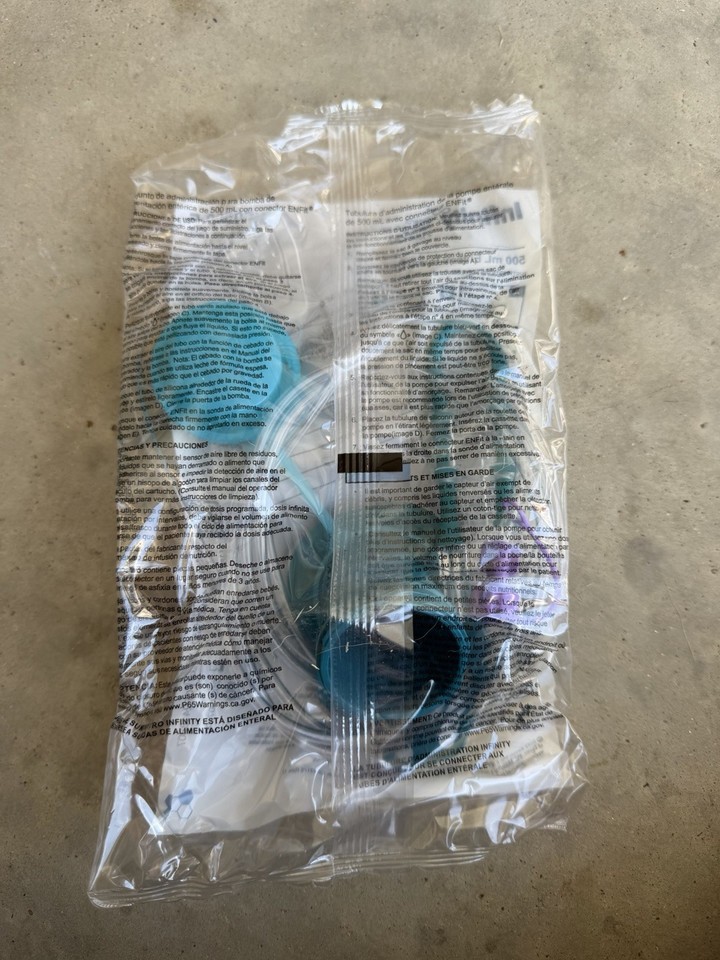 10 INF1200-E Enteral Feeding Pump Delivery Set with ENFit Connector 10 ...