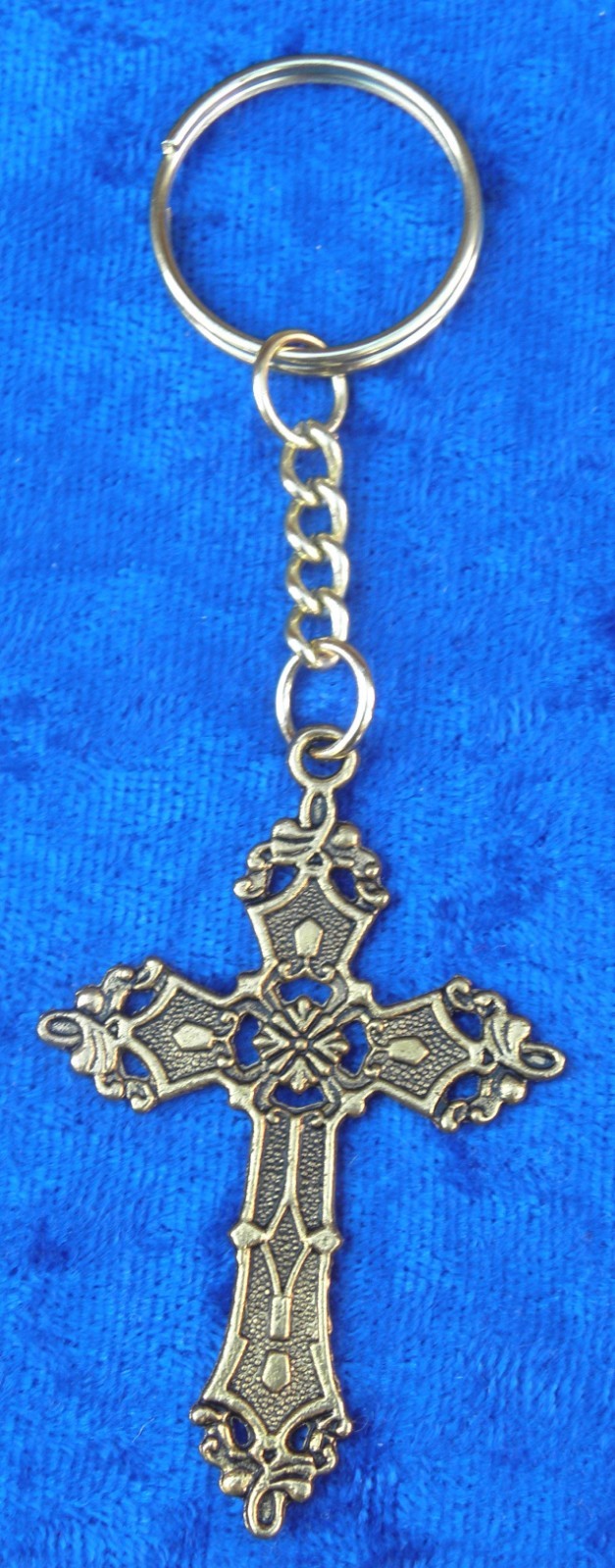Holy Cross Christian Keyring Key Ring Gold-tone | eBay
