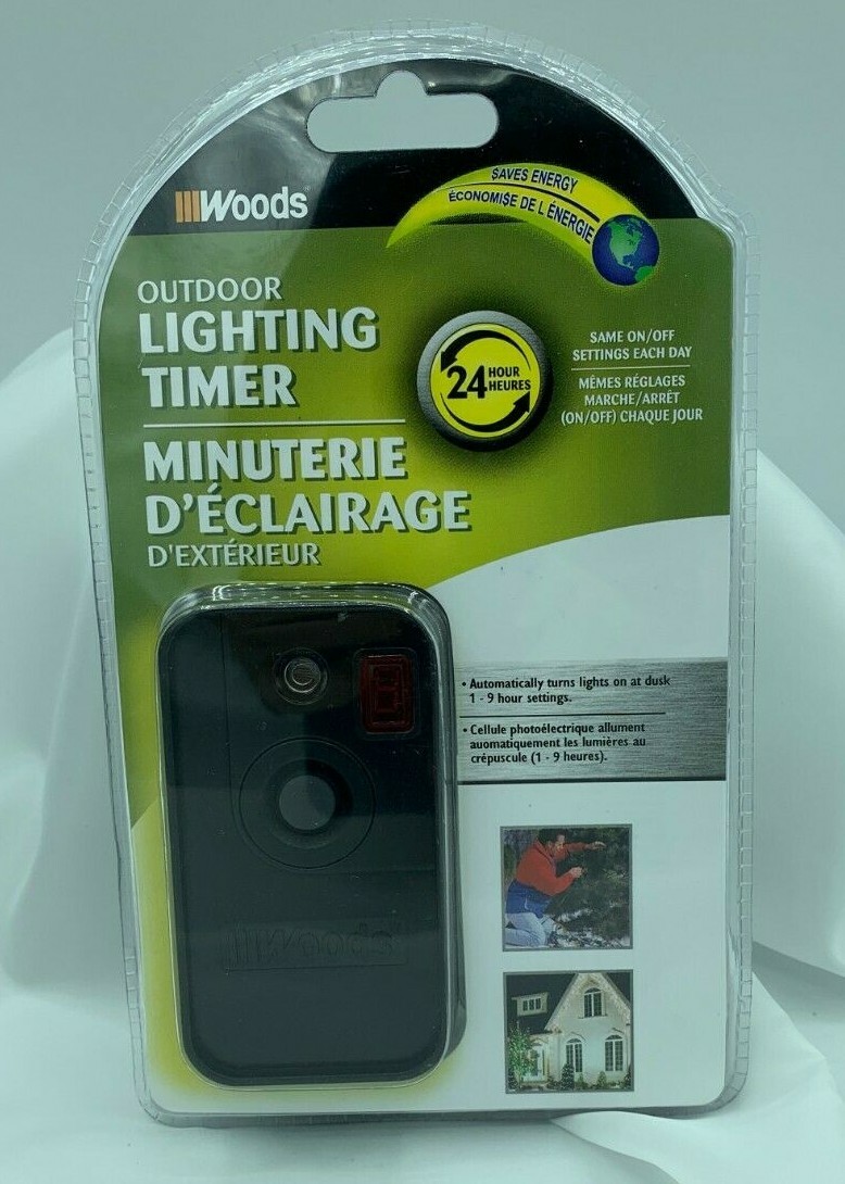 Woods Timer Outdoor Light