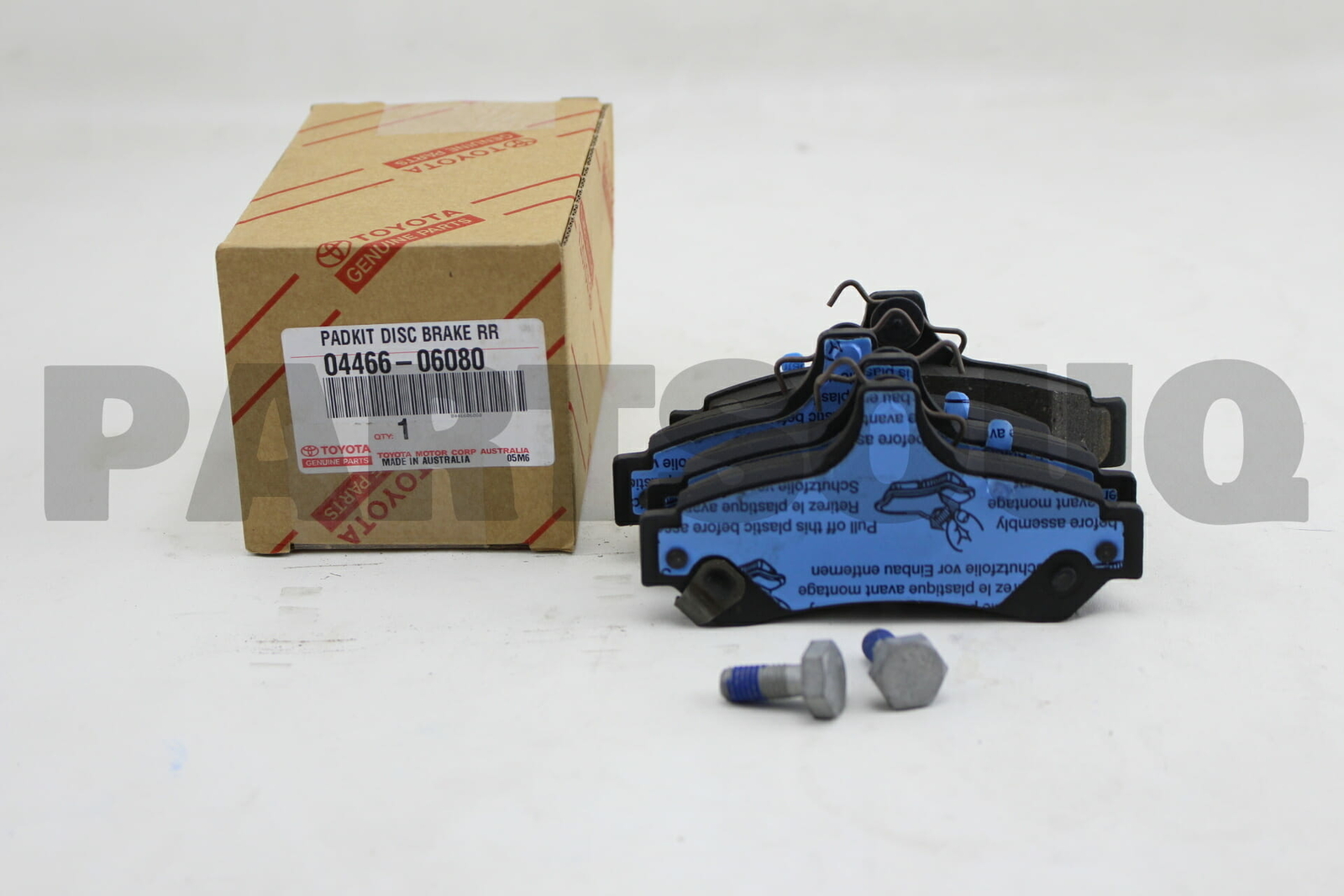 0446606080 Genuine Toyota PAD KIT, DISC BRAKE, REAR 04466-06080 | eBay