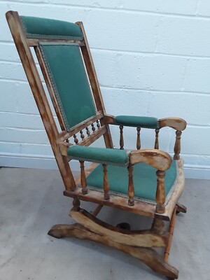Antique Victorian Rocking Chair | eBay UK