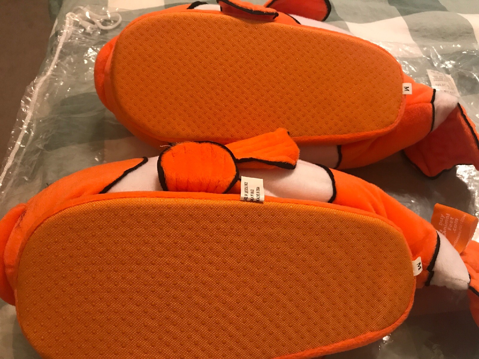 Nemo Fish Animal Feet Happy Feet Slippers Size Large. Men’s Medium C ...