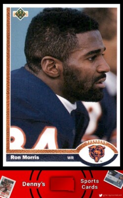 1991 Upper Deck #249 Ron Morris Chicago Bears Football Card | eBay