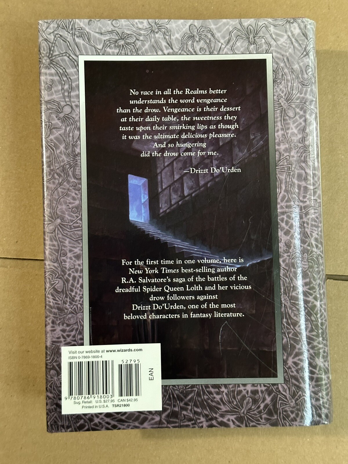 R.A.SALVATORE Legacy of the Drow Collector's Edition *LIKE BRAND NEW ...