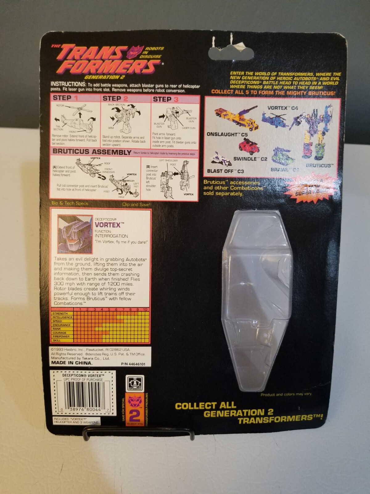 Transformers G2 Decepticon Vortex packaging Combaticons Bruticus ...