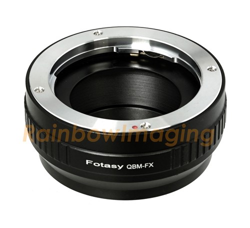 Rollei QBM Lens to Fujifilm Fuji X Mount XT3 XT2 XT1 X-T3 X-T2 X-T1 XA7 ...