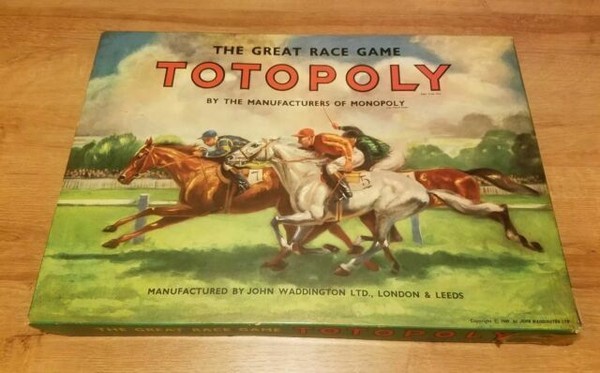 TOTOPOLY Horse Racing Board Game Vintage for sale online | eBay