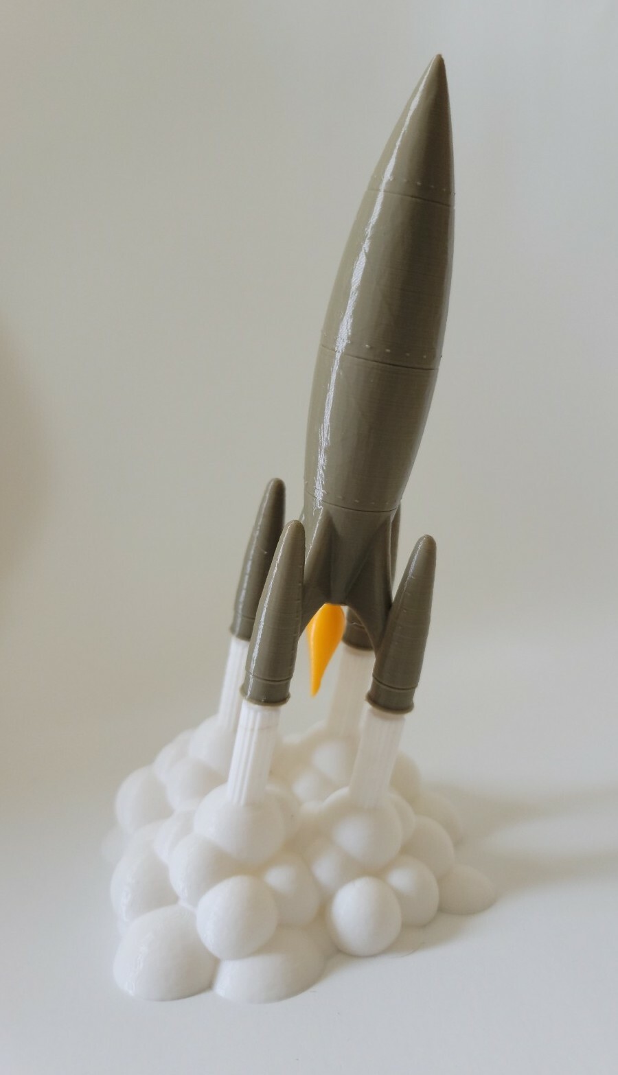 3D Printed Rocket Model, Scifi Space Rocket, Aerospace & Science Decor ...