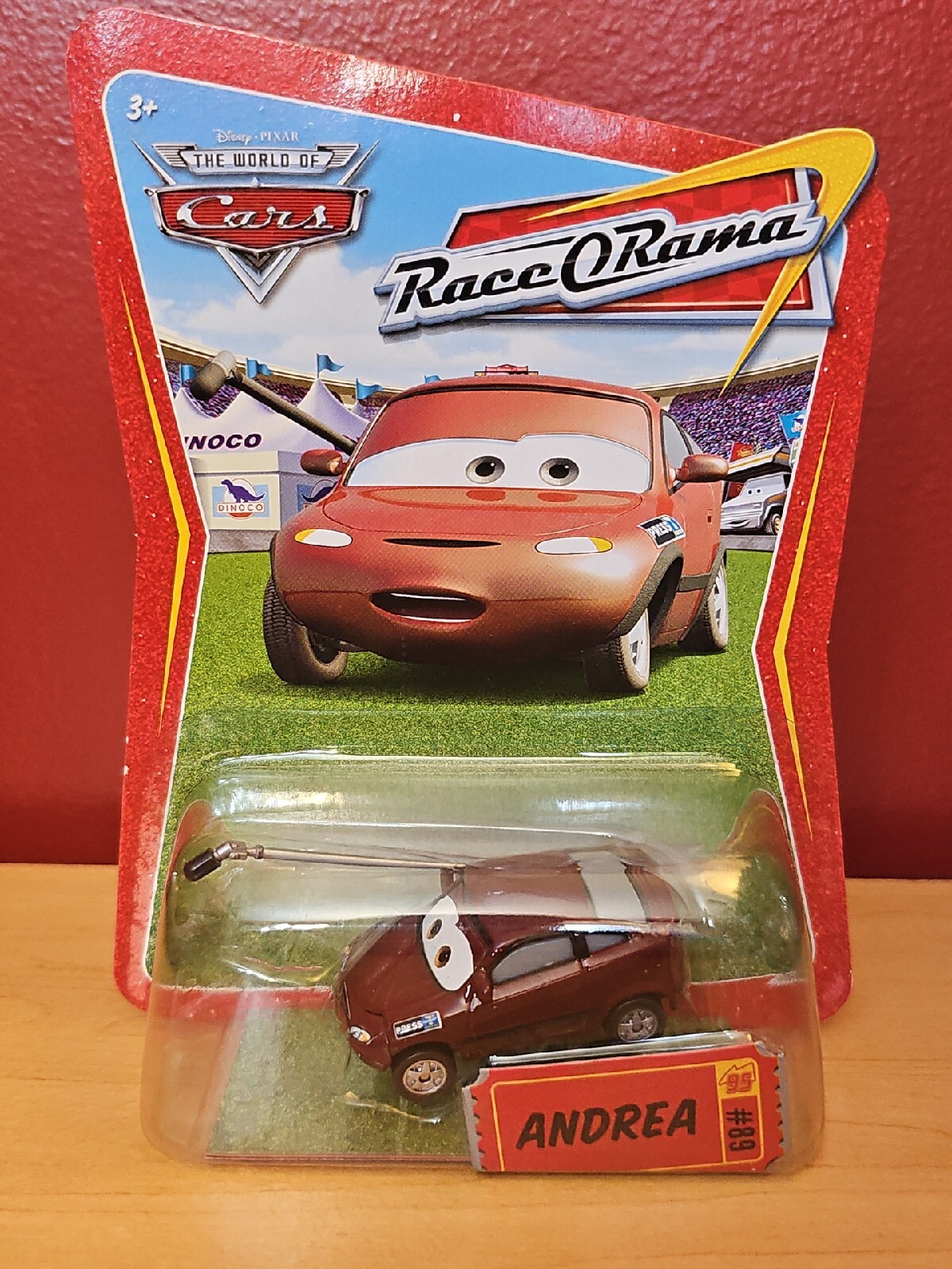 Disney Pixar world of Cars Movie Andrea #89 Race O Rama Die Cast