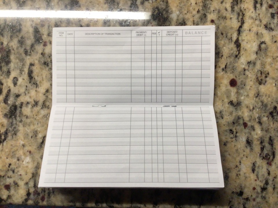 1 "Easy Read Register" for Personal Checkbook, 2025 - 2026 - 2027 | eBay