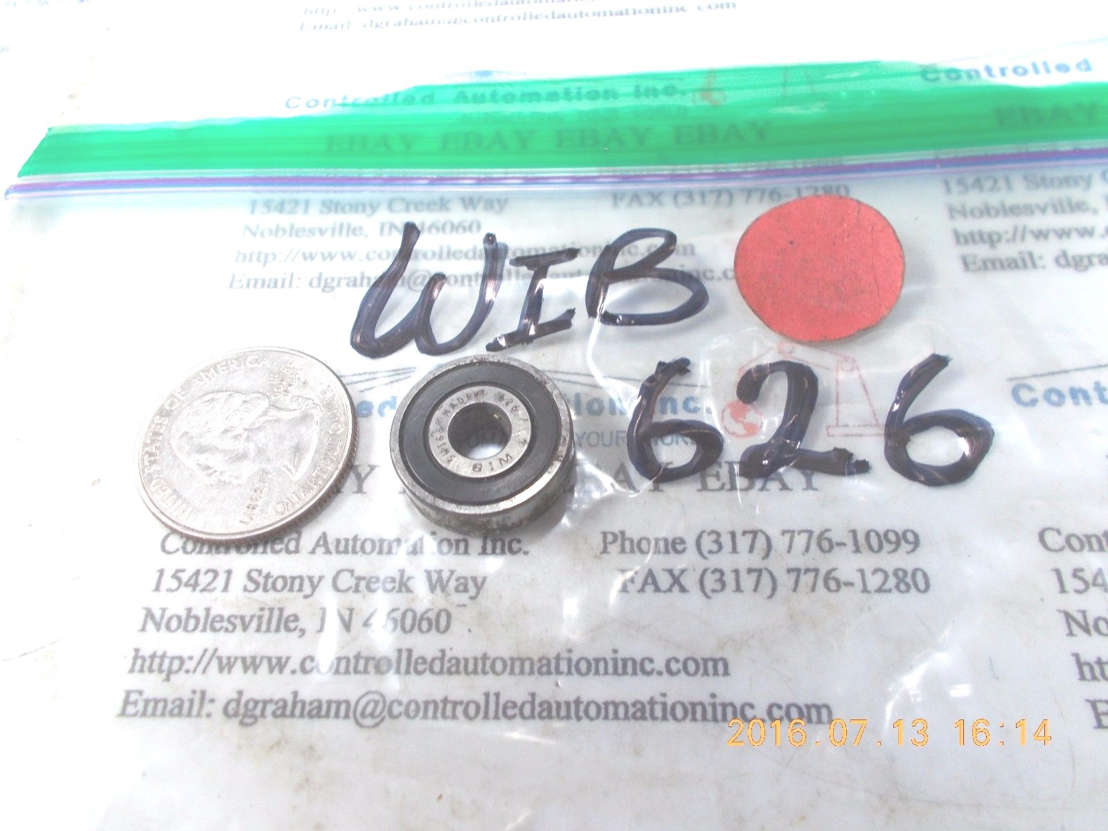 WIB 626 Bearing/Bearings | eBay
