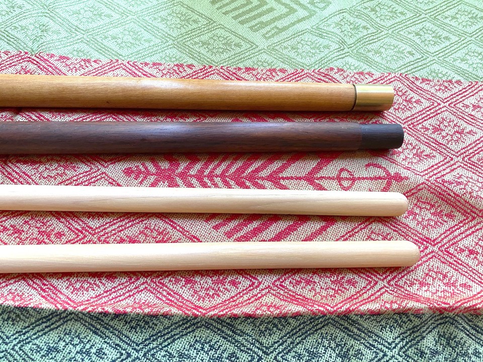 Two Vintage Fifes - Rosewood & Boxwood Woodwind Instruments - Fife ...
