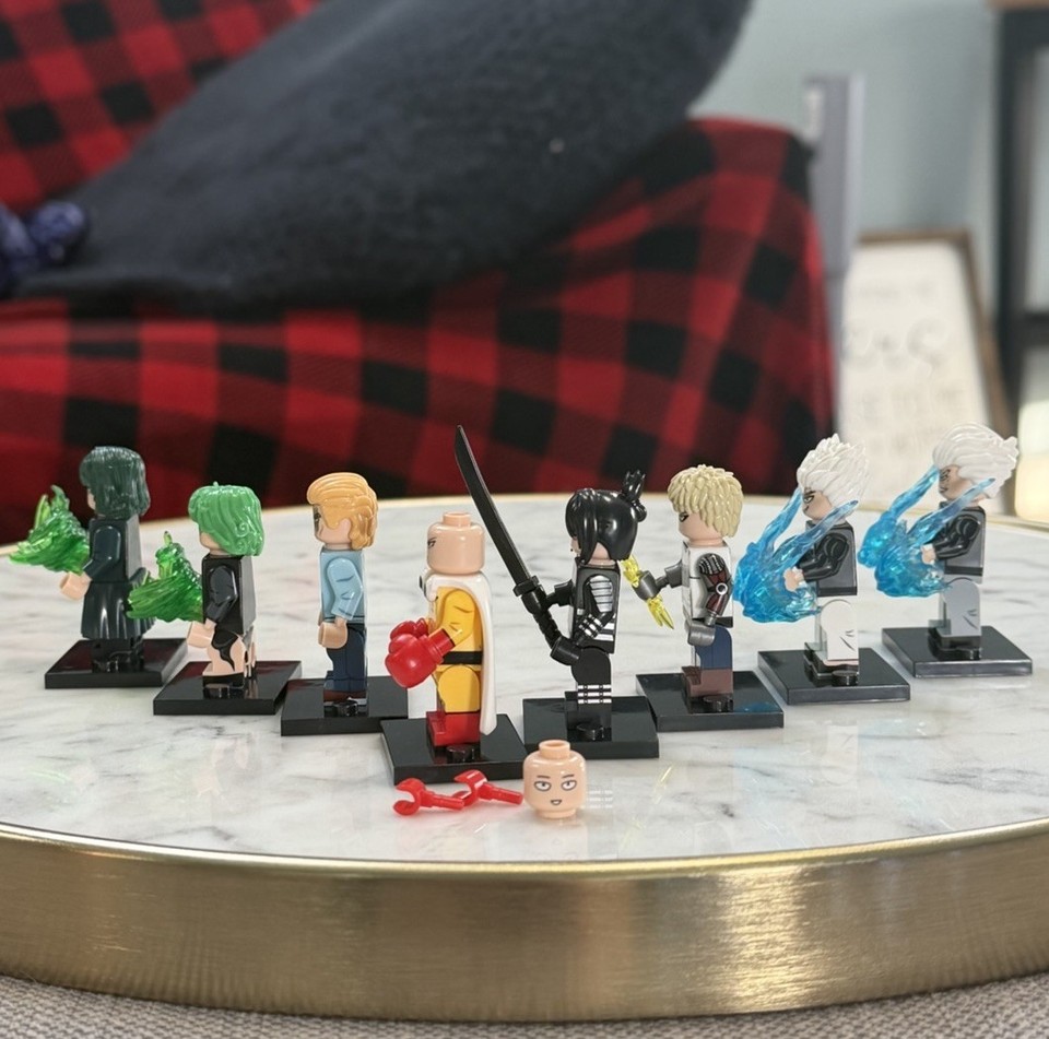 Lego One Punch Man Custom Printed Minifigure Lot Set Of 8 King | eBay