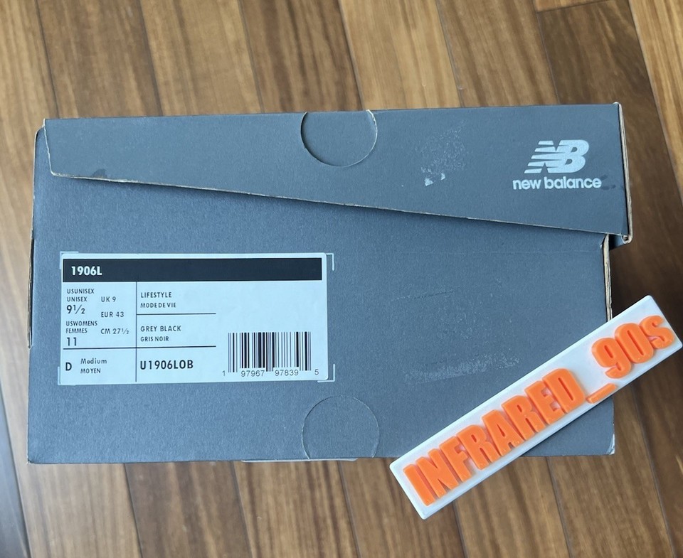 NEW New Balance 1906L Men’s Size 9.5 Silver Cream Black Loafer U1906LOB ...