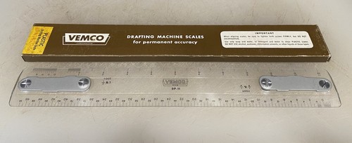 Vemco 9P-11 Drafting Ruler 12” New Old Stock | eBay
