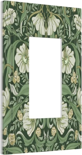 William morris decora outlet 1-Gang Rocker /5 x 3 IN, Vintage Green ...