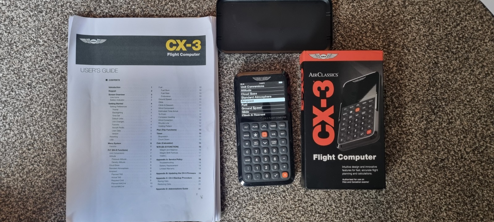 CX3 Flight Navigation Computer Asa Certified | eBay UK