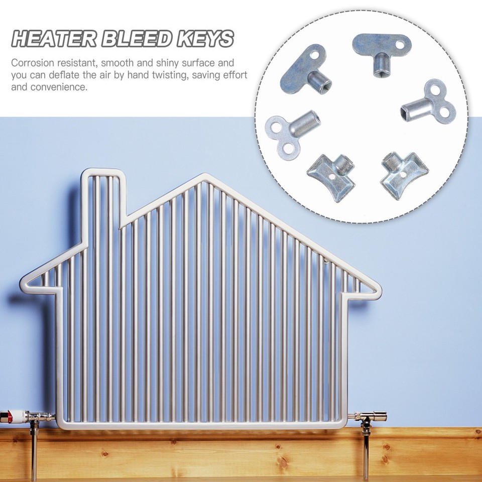 6 Pcs Universal Radiator Key Air Bleeder Valve Keys for Bleeding | eBay