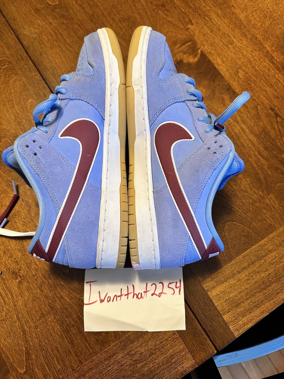 Size 10 Nike SB Dunk Low Premium Philadelphia Phillies