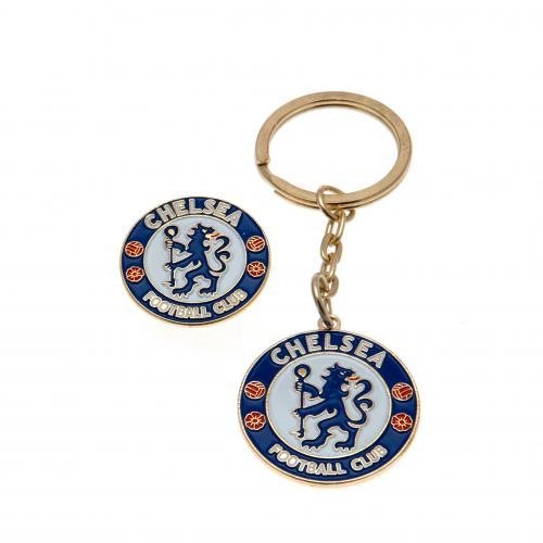 Chelsea FC Keyring Badge Bag Charm Door Key Bottle Opener Torch Leather ...