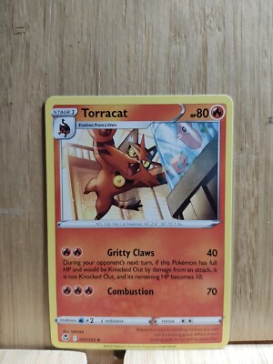 TORRACAT 🏆 Common 031/195 Silver Tempest Pokemon Card🏆 | eBay Australia
