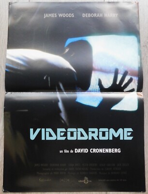 Videodrome French Movie Poster 15"23 1983 RR2014 David Cronenberg Woods ...