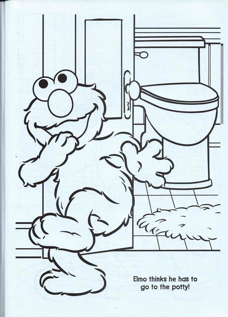 Toilet Training Coloring Pages