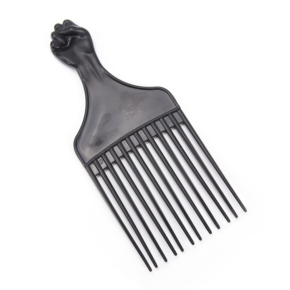 Plastic Salon Curly HairdressingDIY Comb Wide Tooth Pick Fork Combs ...