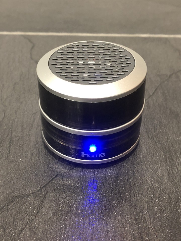 iHome iHM60 Black Handheld 3.5mm Rechargeable Mini Portable Speaker ...