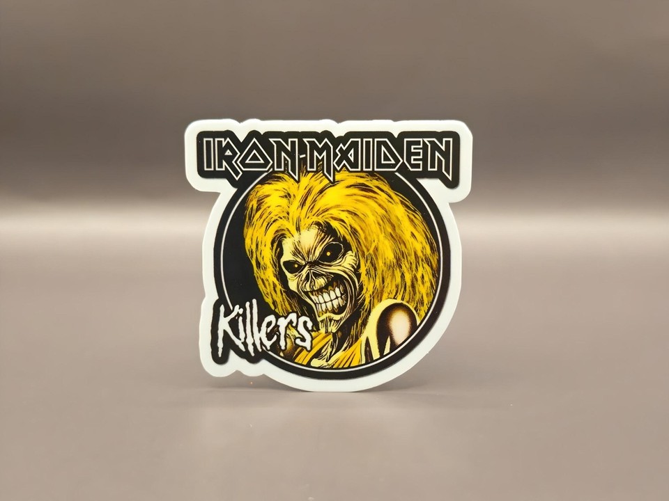 Iron Maiden Vinyl Stickers Up The Irons Heavy Metal Music Eddie The ...