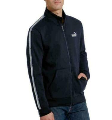 NEW MEN'S PUMA MICRO FLEECE LINED FULL ZIP TRACK JACKET! NAVY XXL | eBay
