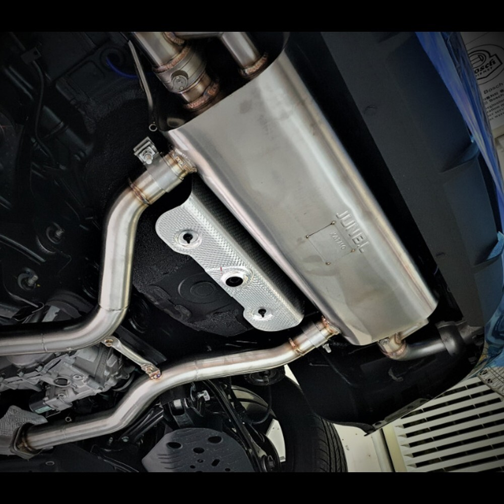 Twin Muffler Exhaust E.V.C 2.5T, 3.5T MODEL FOR HYUNDAI GENESIS GV70 ...