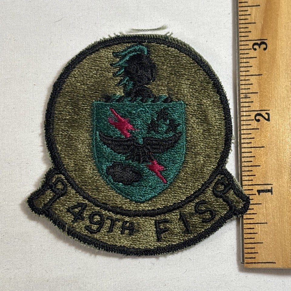 USAF 49th Fighter-Interceptor Squadron Subdued Patch Griffiss AFB | eBay
