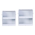 Reptile Feeding Box Reptile Terrarium Tank 2 Tier Versatile Spider ...