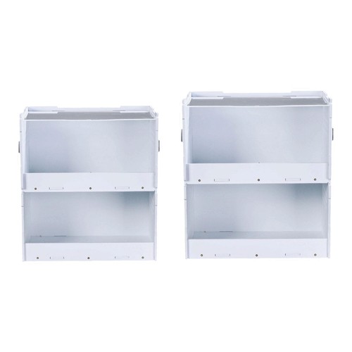 Reptile Feeding Box Reptile Terrarium Tank 2 Tier Versatile Spider ...