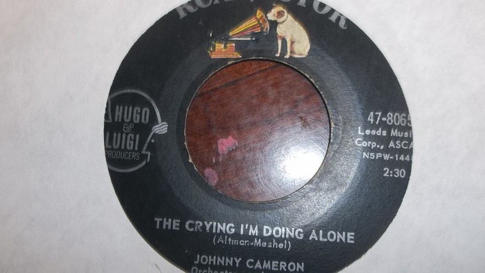 johnny cameron 45 record y do fools/the cryin im doin alone/very good ...