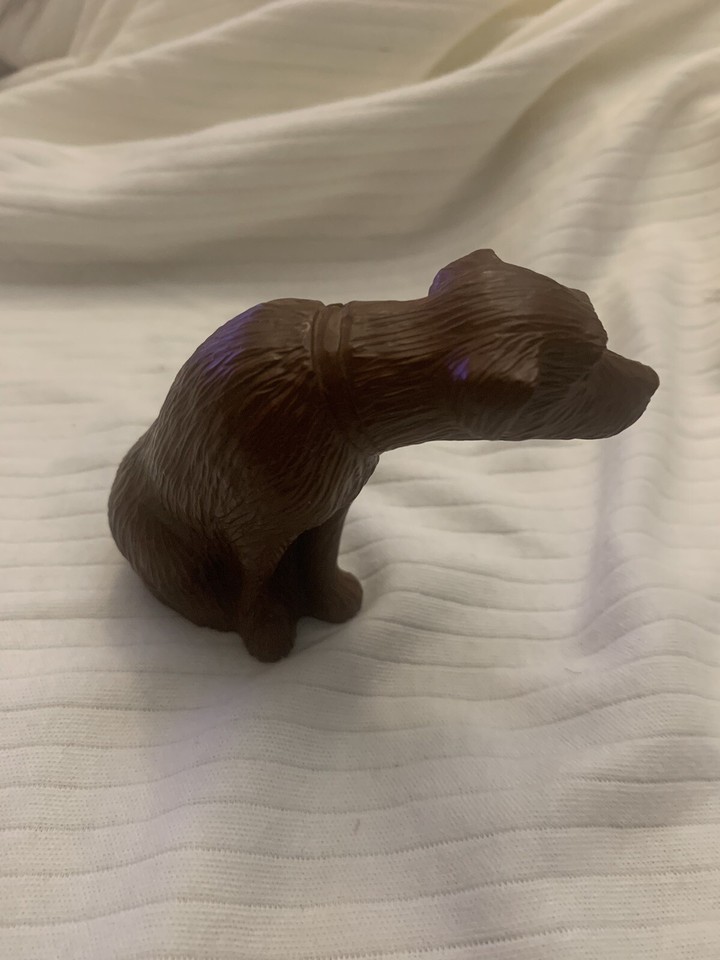 Red Mill Mfg Figurine Dog brown 3” | eBay