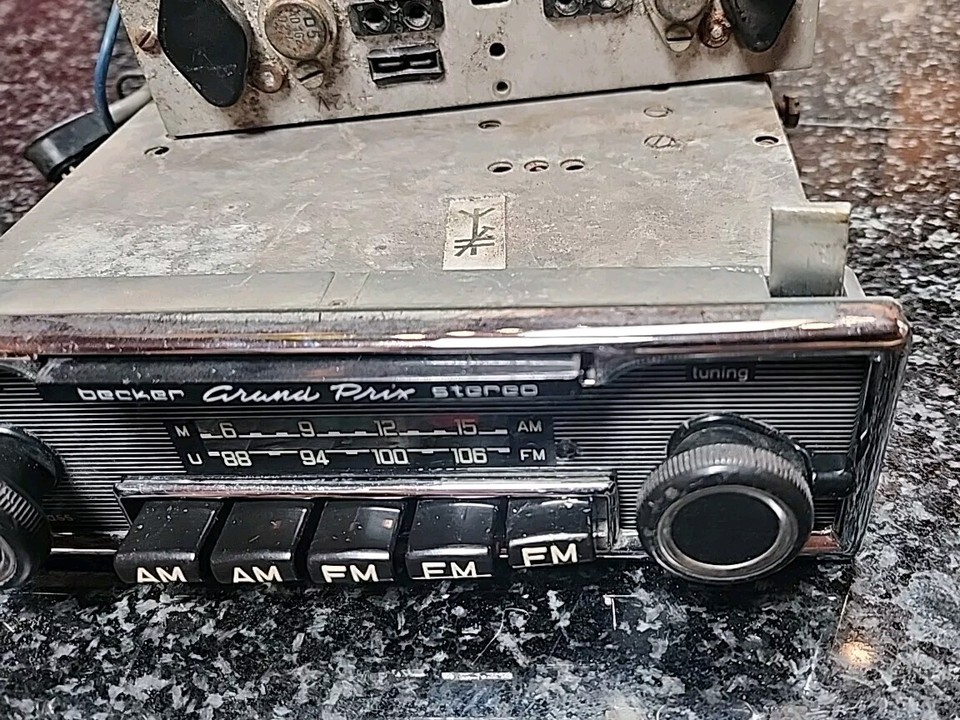 Becker Grand Prix Stereo Radio Used working Mercedes Ferrari Oem W/ Amp ...