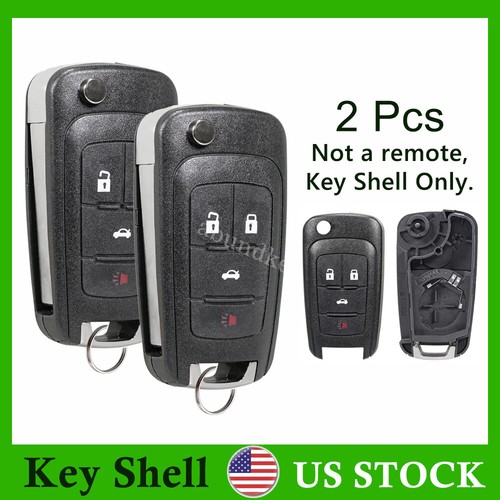 2 For 2011 2012 2013 2014 2015 2016 Chevy Cruze Remote Shell Case Car ...
