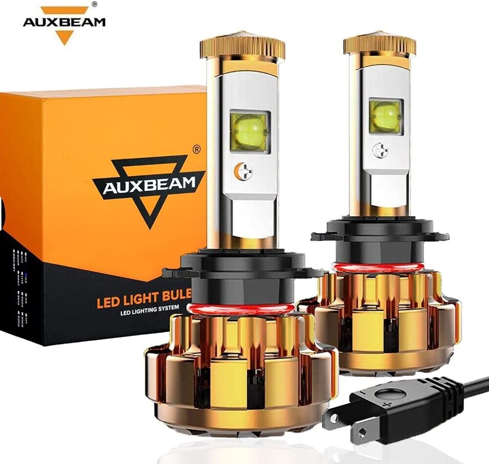 AUXBEAM H7 LED Headlight Low Beam Bulbs for Audi BMW Mercedez-Benz ...