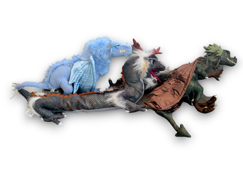 Set of 3 Dragonology Plush Dragons Frost Lung Basilisk Sababa Toys | eBay
