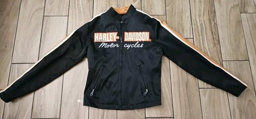 Harley Davidson Nylon Jacket RN - 103819 CA - 03402 Womans S Biker ...