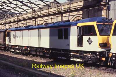 Railway Photo - Class 92 92037 ex works test train Crewe c1992 | eBay UK