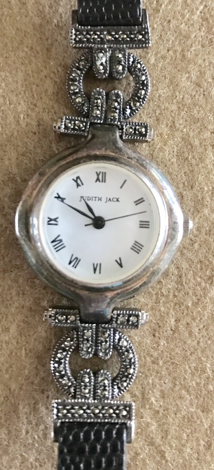 JUDITH JACK SILVER & MARCASITE WOMEN'S WRIST WATCH WRISTWATCH | eBay