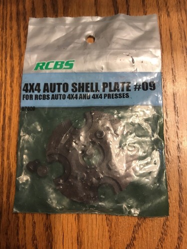 RCBS 4X4 Auto Shell Plate #09 For RCBS AUTO 4X4 & 4X4 Presses 87609 ...