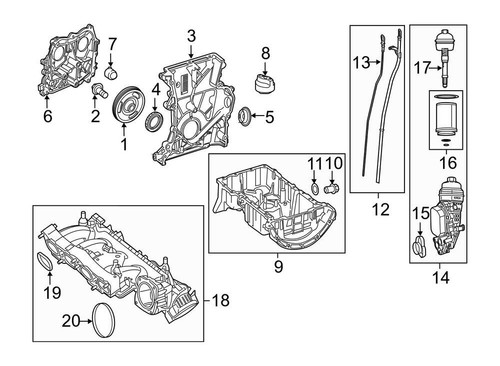 Genuine OEM Engine Intake Manifold Gasket for Mercedes 2700960180 | eBay