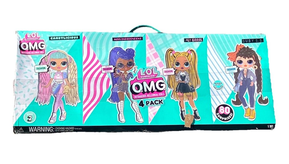 LOL Surprise OMG 4 Pack Complete Collection *Series 2* Dented Box | eBay