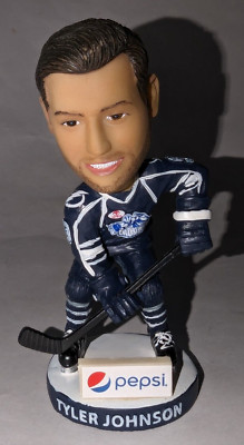Syracuse Crunch TYLER JOHNSON MINI BOBBLEHEAD Tampa Bay Lightning AHL ...