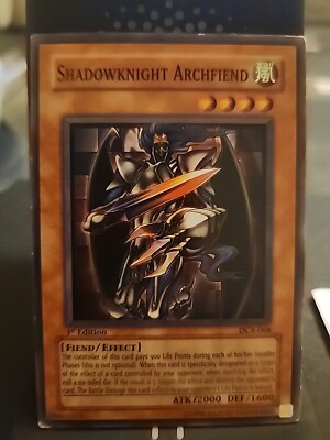 Shadowknight Archfiend - 1st Edition - Yugioh Wind Monster - Vintage | eBay